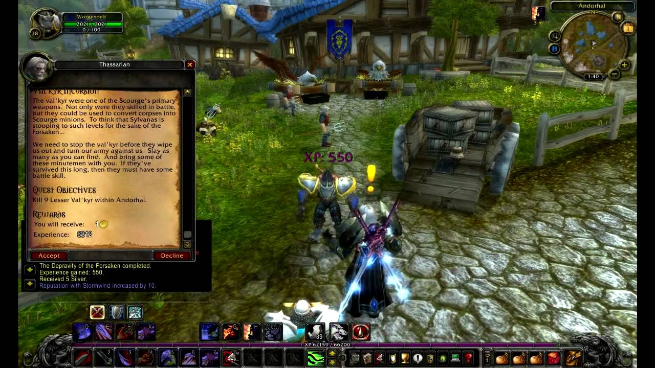 Battle for Andorhal - Alliance Perspective - YouTube