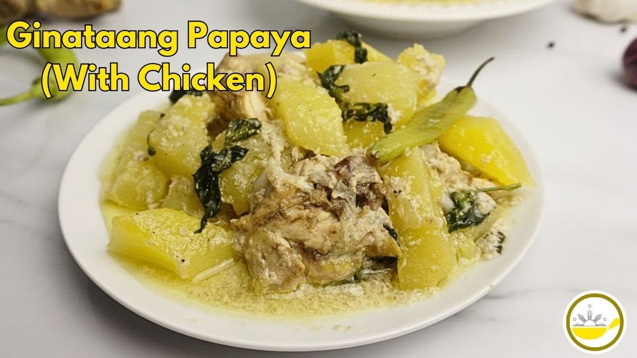 How to Cook Ginataang Papaya (With Chicken) - YouTube