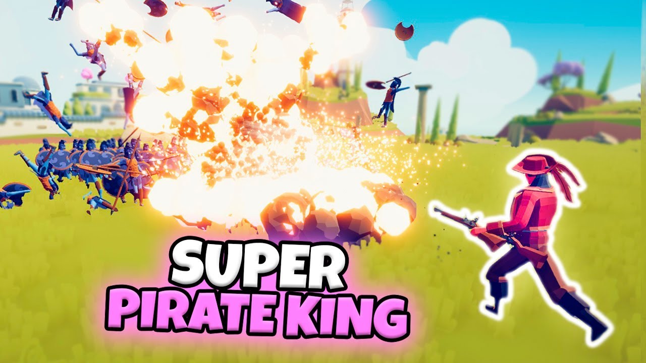 SUPER PIRATE KING VS EVERY FACTION (CUSTOM) | TABS MODDED GAMEPLAY ...