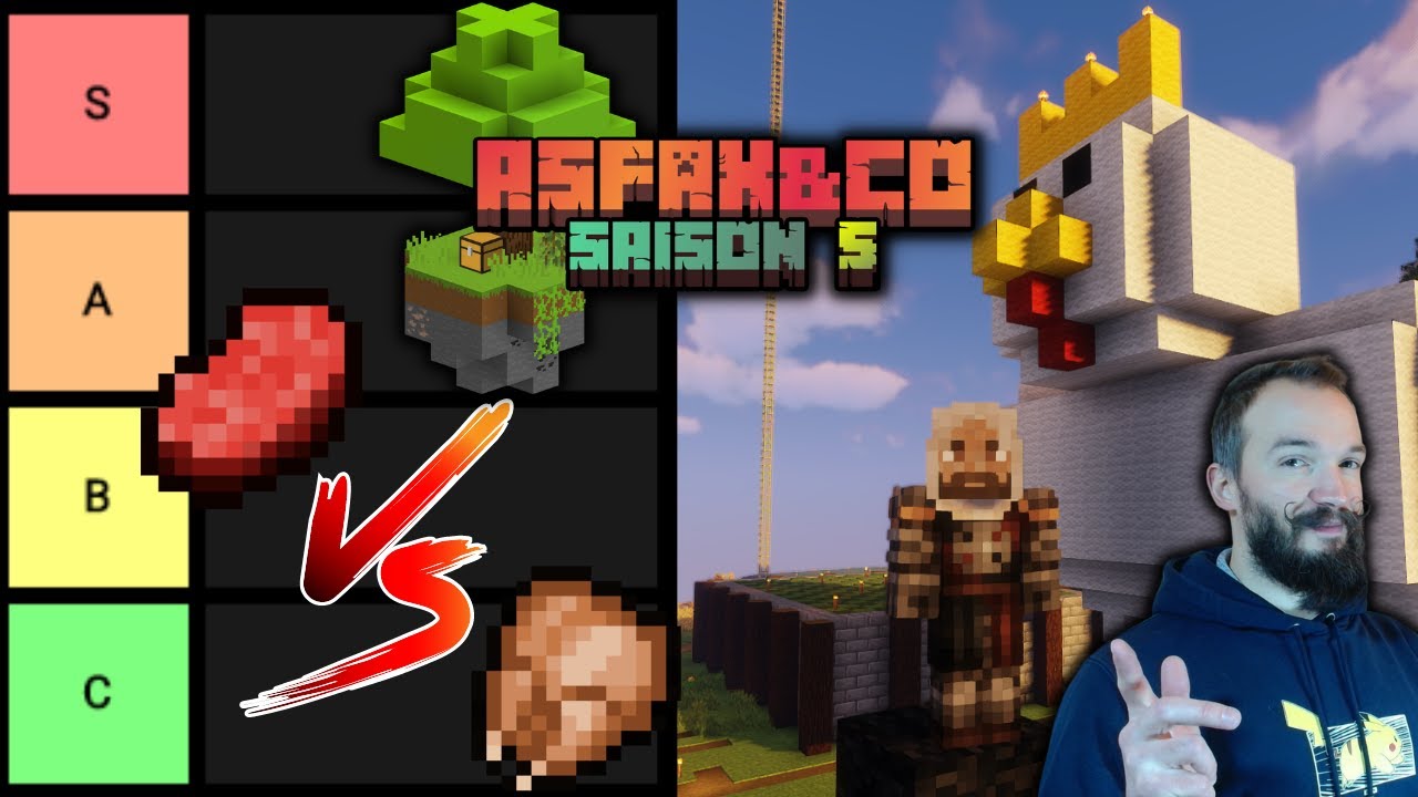 Asfax & Co S5 : épisode 2 : Tiers list NOURRITURE et Ferme à poulet et ...