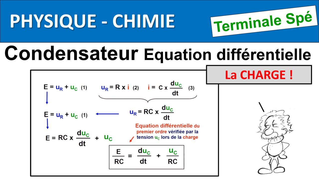 Condensateur dipôle RC 2 Equation différentielle de charge Terminale ...