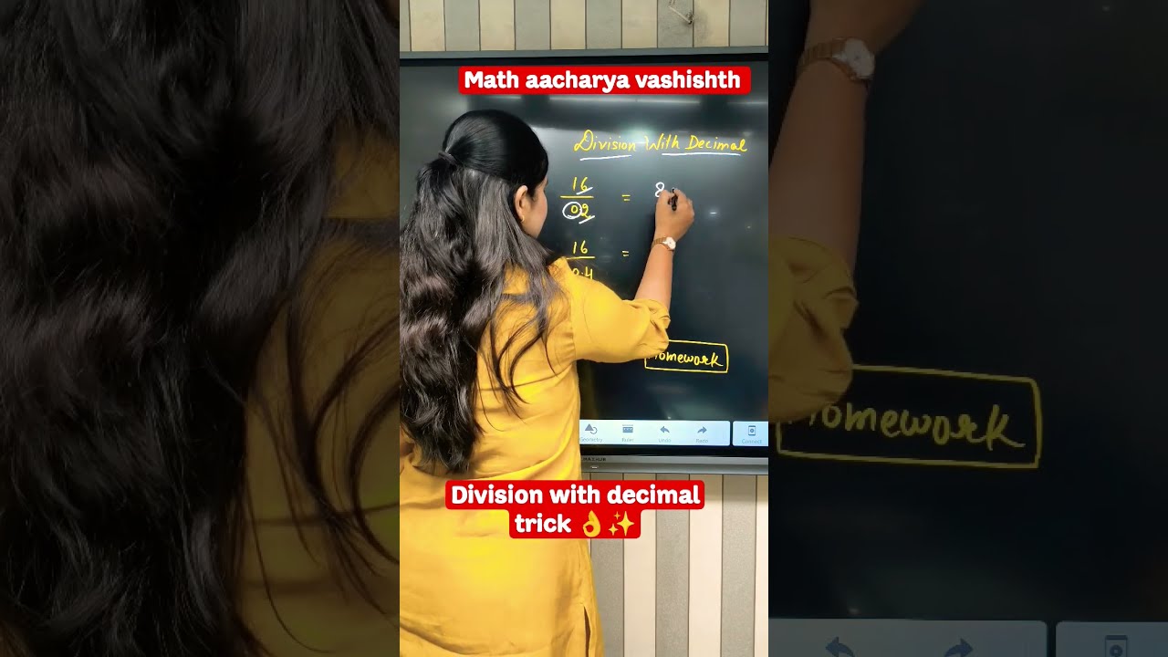 Division With Decimal Trick trendingshorts mathproblem viralshorts Division With Decimal Trick trendingshorts mathproblem viralshorts