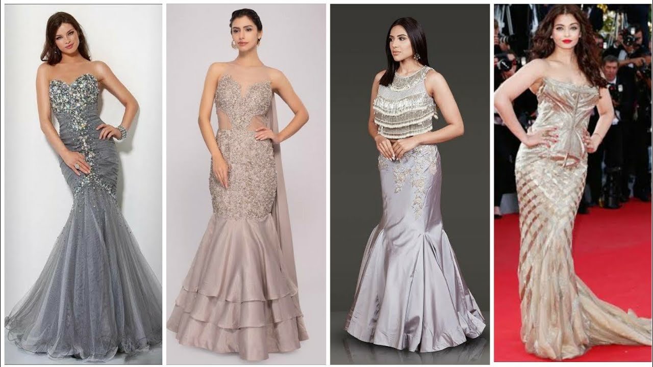 Mermaid Style Fish lehnga and Fish cut Blouse Designing ideas ...