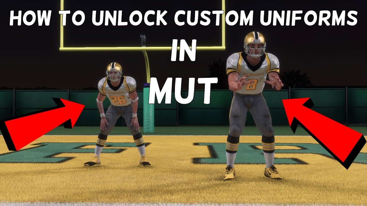 HOW TO UNLOCK CUSTOM UNIFORMS IN ULTIMATE TEAM (MADDEN 18 MUT) - YouTube