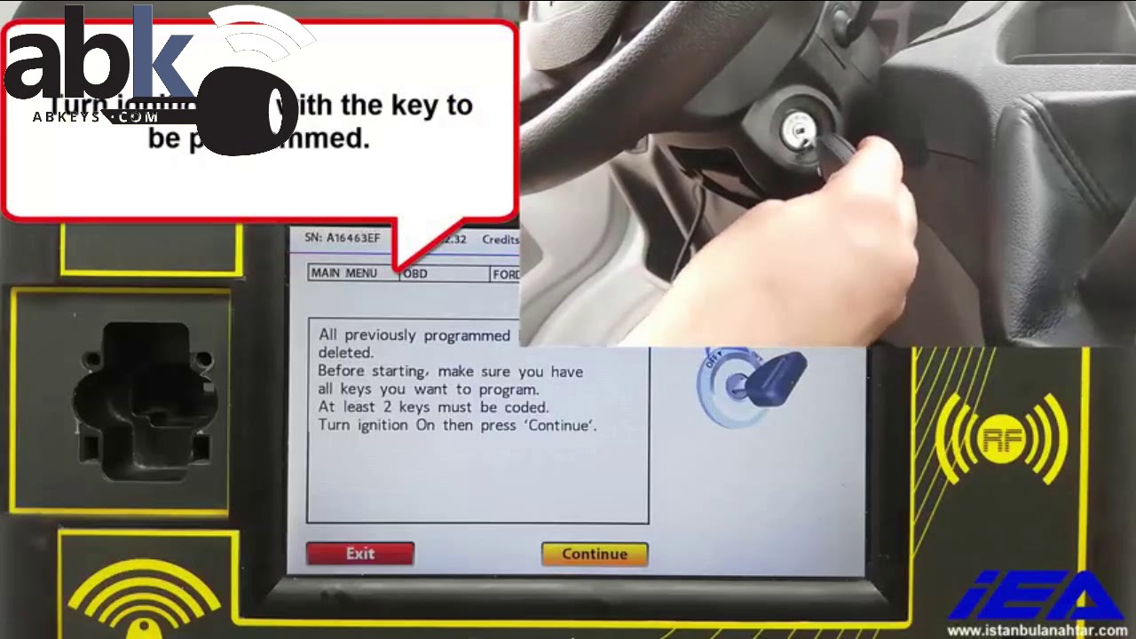 FORD TRANSIT 2017+ ID49 All Keys Lost Key Programming Flip Remote Key ...