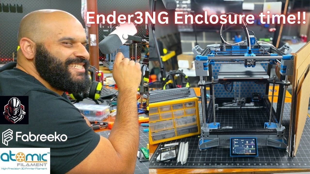 Ender3NG Enclosure install! - YouTube