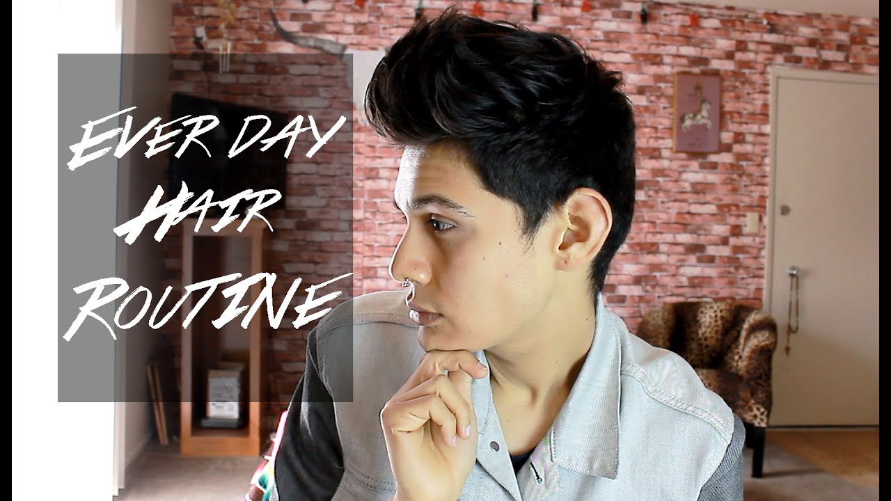 My Everyday Hair Routine For Men! (Quick and Easy) - YouTube