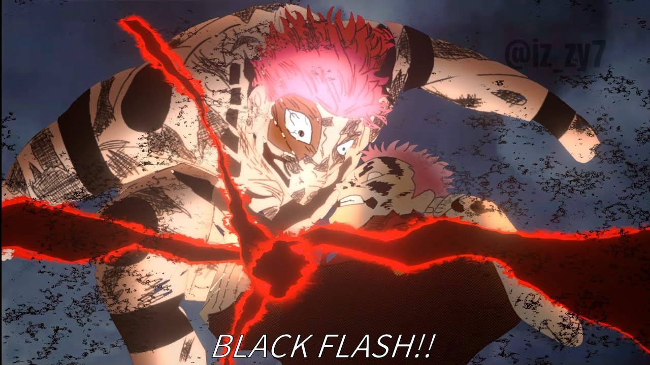 Yuji Hits Black Flash To Sukuna |JJK CHAPTER 267 Manga Animation - YouTube