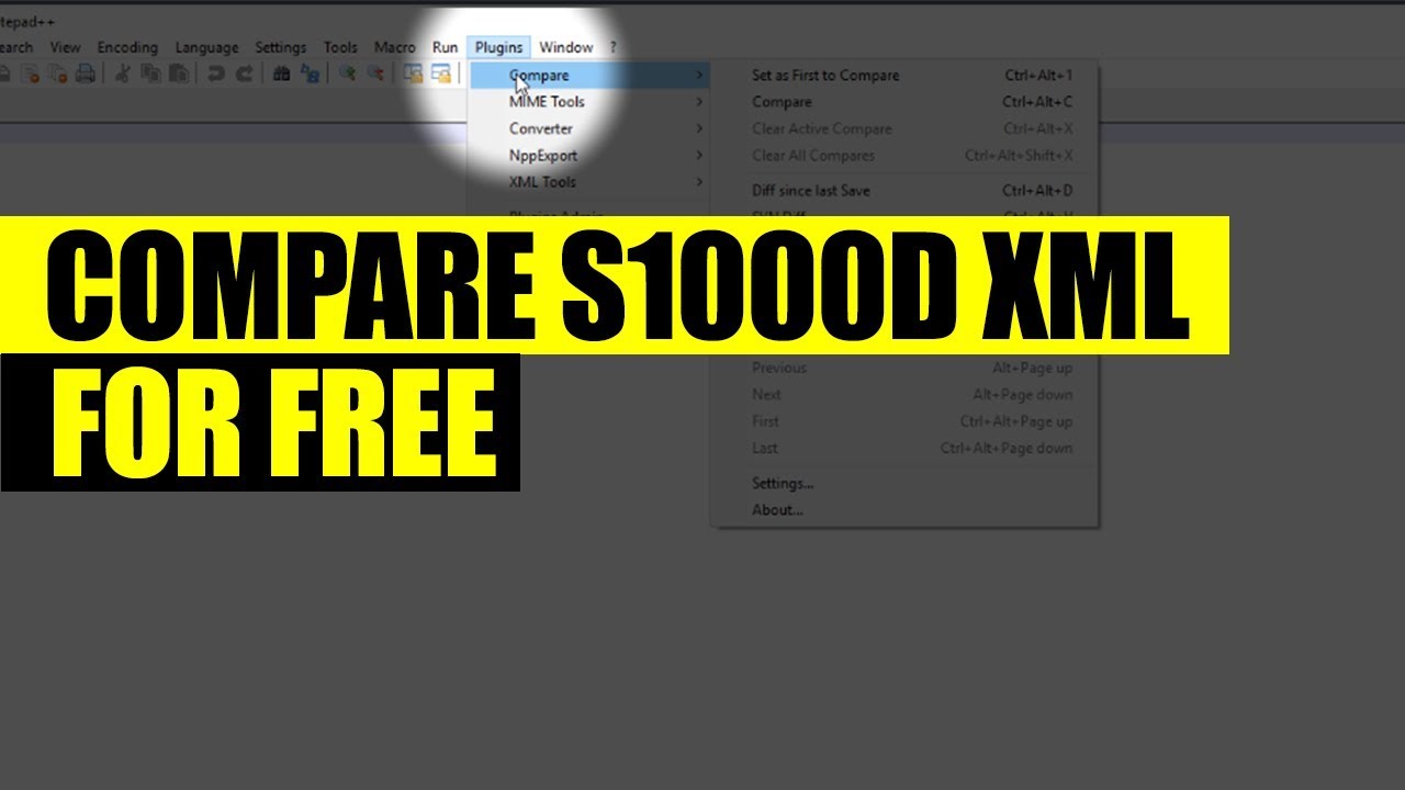Compare S1000D XML FREE With Notepad and A FREE Plugin YouTube compare-s1000d-xml-free-with-notepad-and-a-free-plugin-youtube