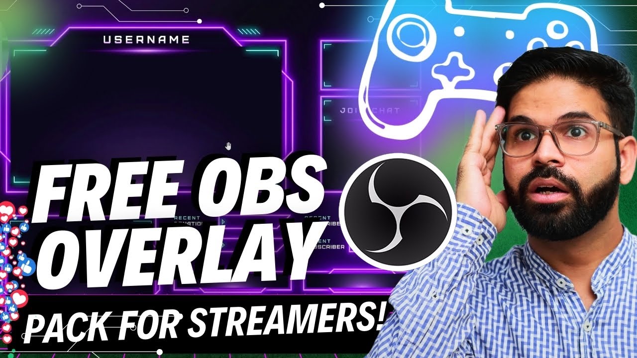 🔥 Best Free OBS Overlay Pack for Streamers! 🎥 | Download & Install ...