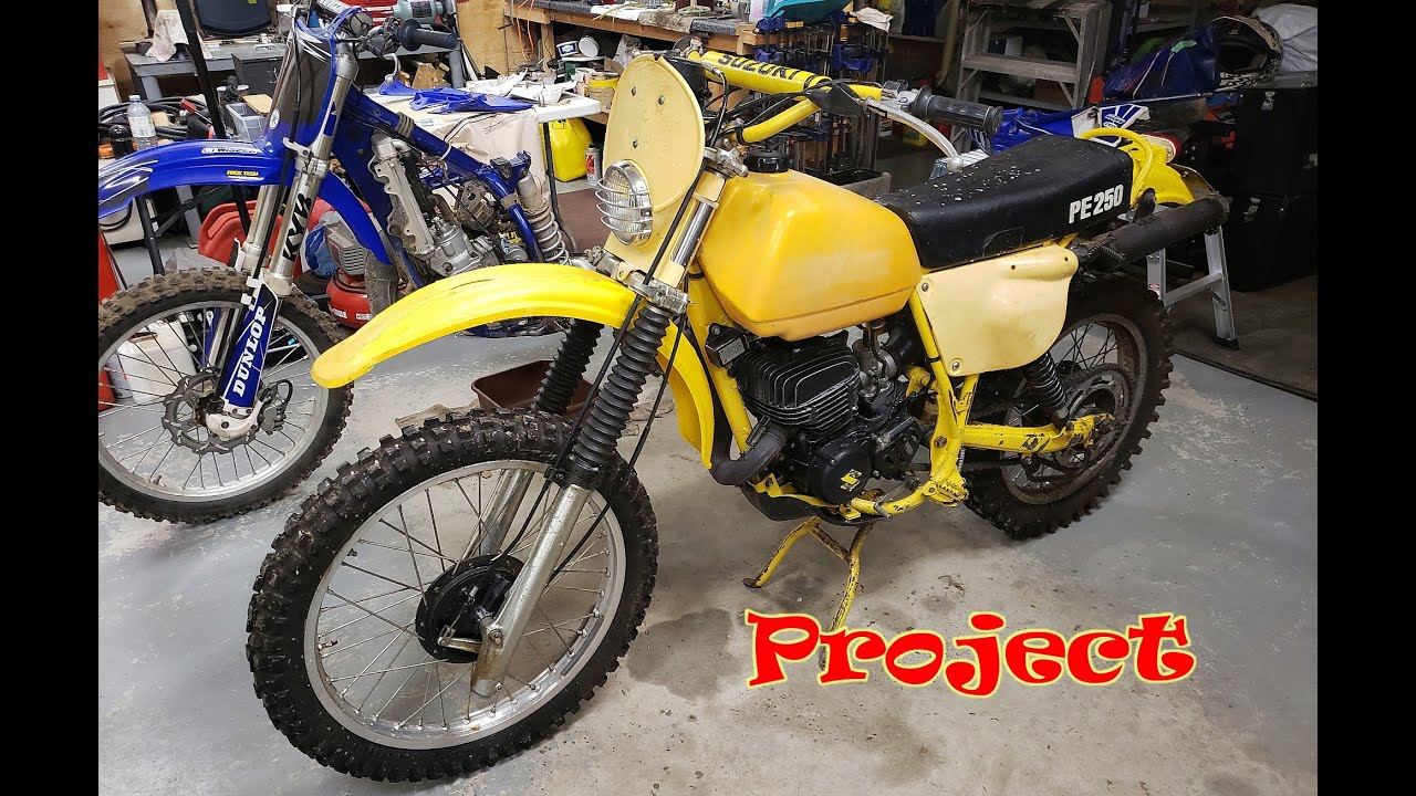 1978 Suzuki PE 250 new project rebuild - YouTube