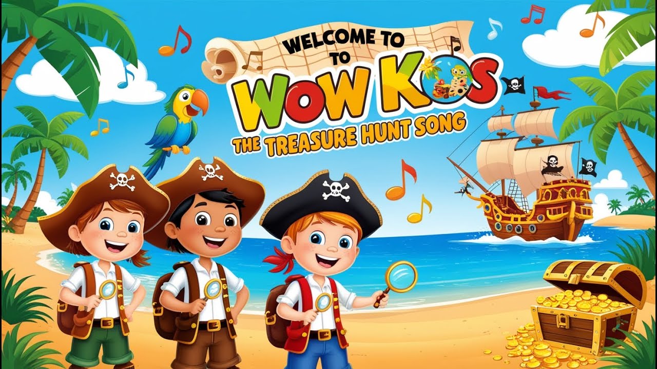 Welcome To Wow Kids || The Treasure Hunt Song For Kids || Nursery Songs ...