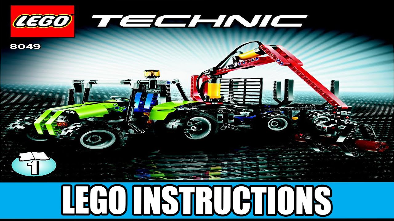 LEGO Instructions - Technic - 8049 - Tractor with Log Loader (Book 1 ...