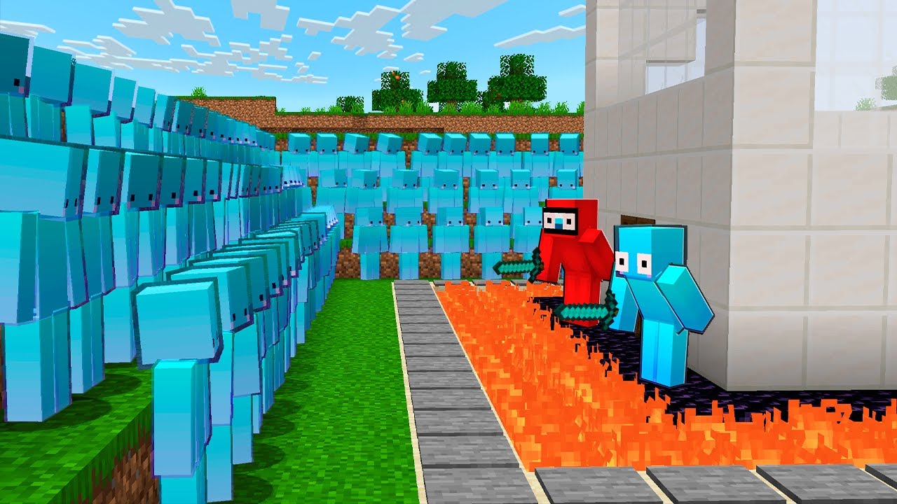 AWITAS MALVADOS vs La Base MÁS SEGURA de Minecraft - YouTube