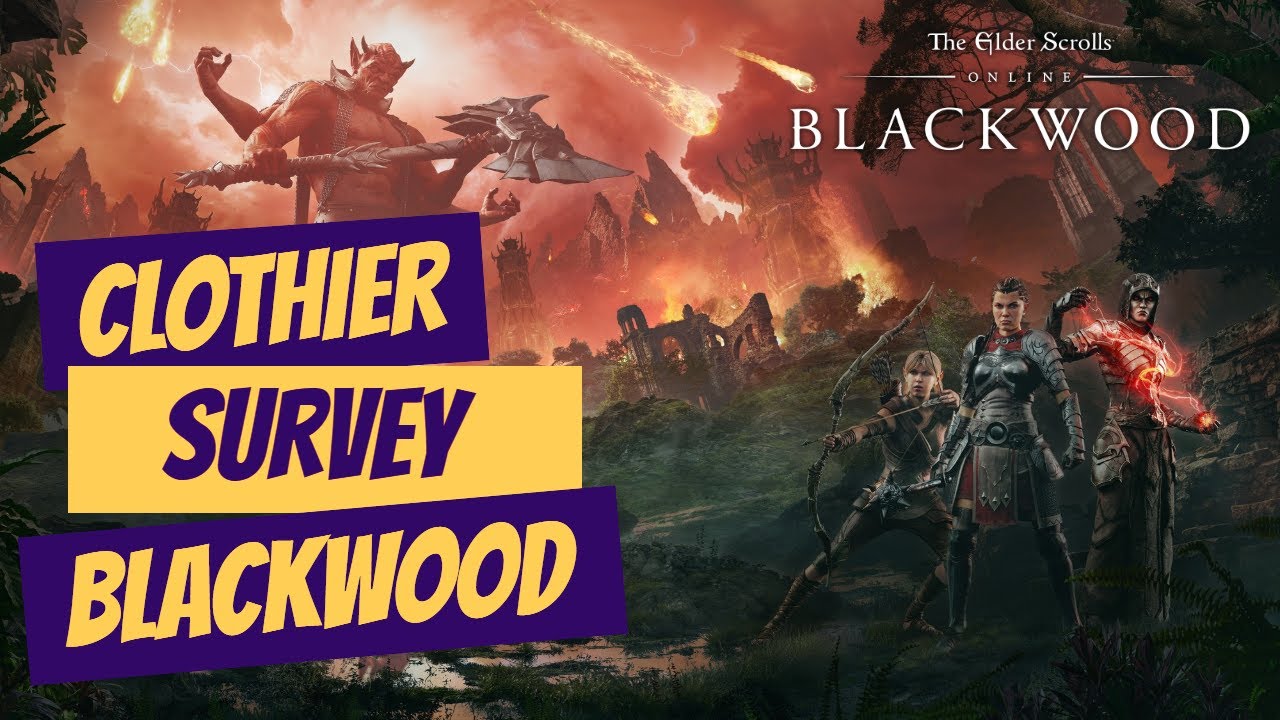 ESO: Clothier Survey: Blackwood - YouTube