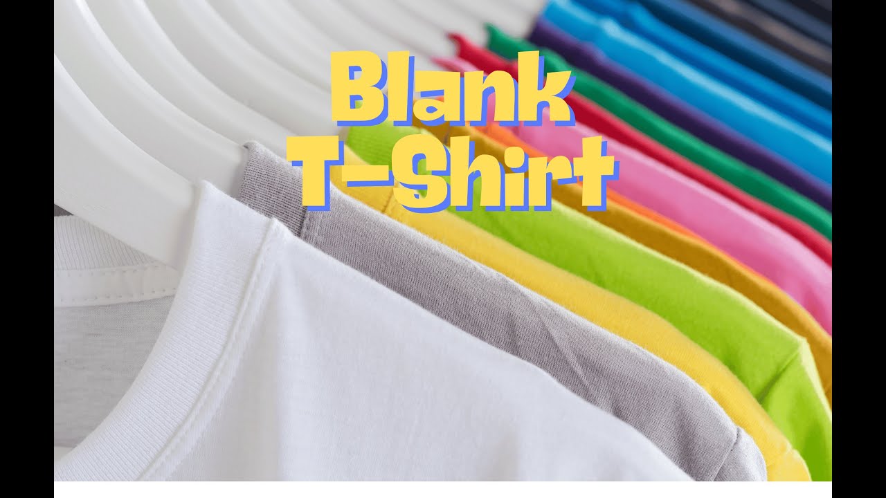 Mga common Blank T-shirt na ginagamit Clothing line Business - YouTube