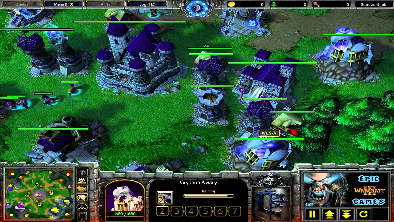 WE.Sky(HU) vs Bet.Fov(UD) - Epic WarCraft 3 Games - RN87 - YouTube