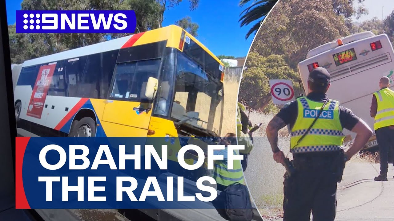 A driver and two passengers escaped serious injury after metro bus lost ...