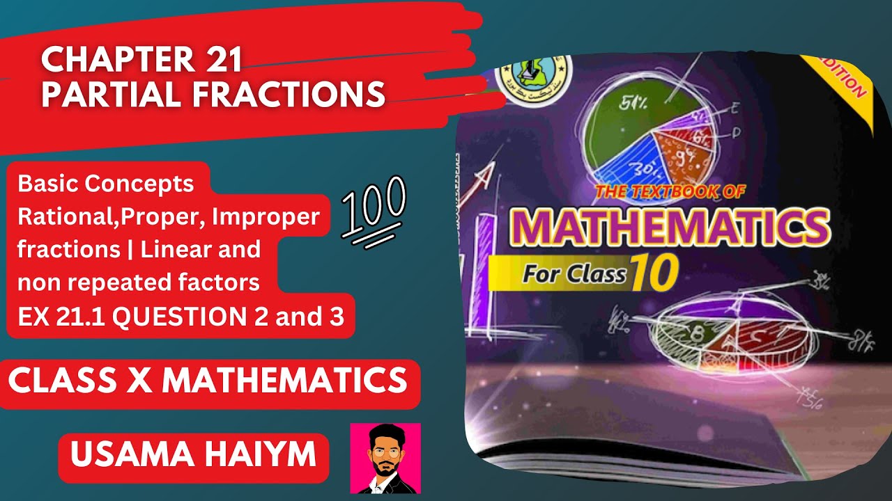Ex 21.1 Q2,3 | Partial Fractions | Basic Concepts | Linear and non ...