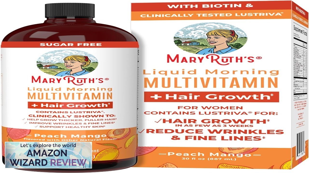 MaryRuth's Liquid Multivitamin + Lustriva® Hair Growth Vitamins ...