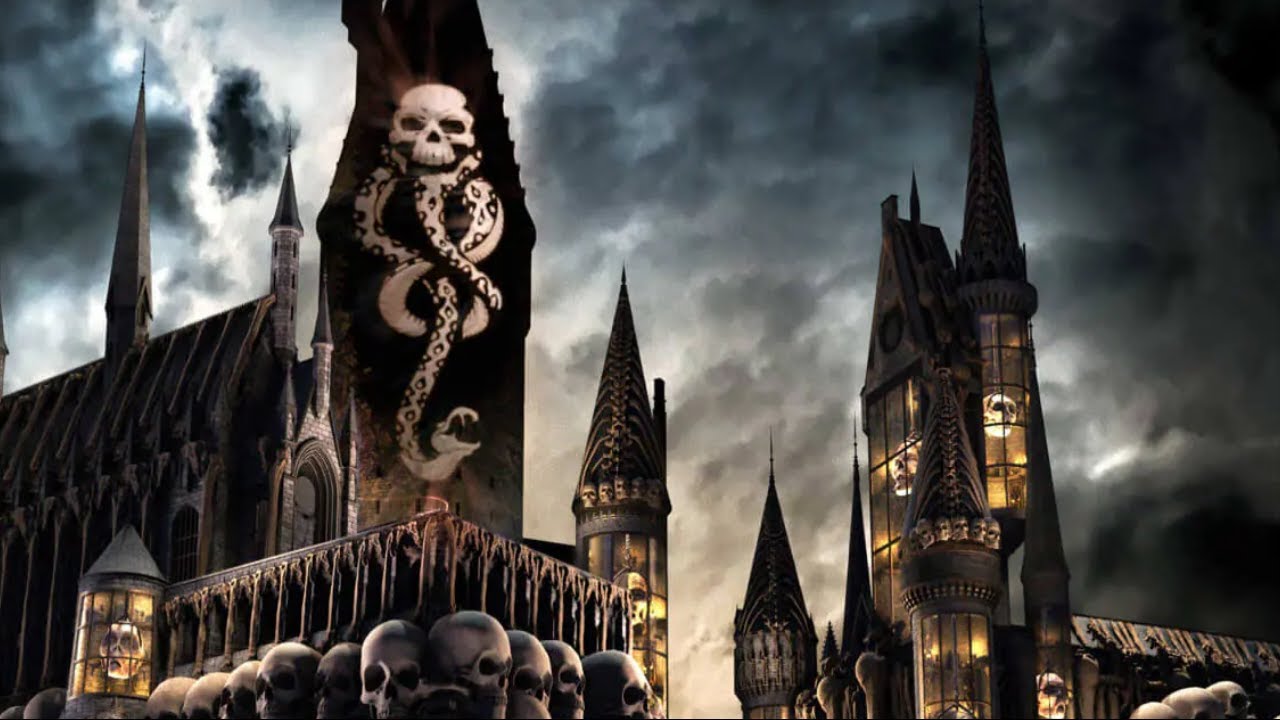 🔴 LIVE NEW Dark Arts at Hogwarts Castle Drone Show! / RIDES, Park ...