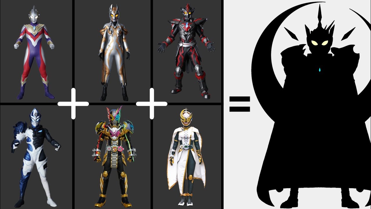 Ultraman Trigger + Camearra + Hudram + Darrgon + Kamen rider Zi-o ...