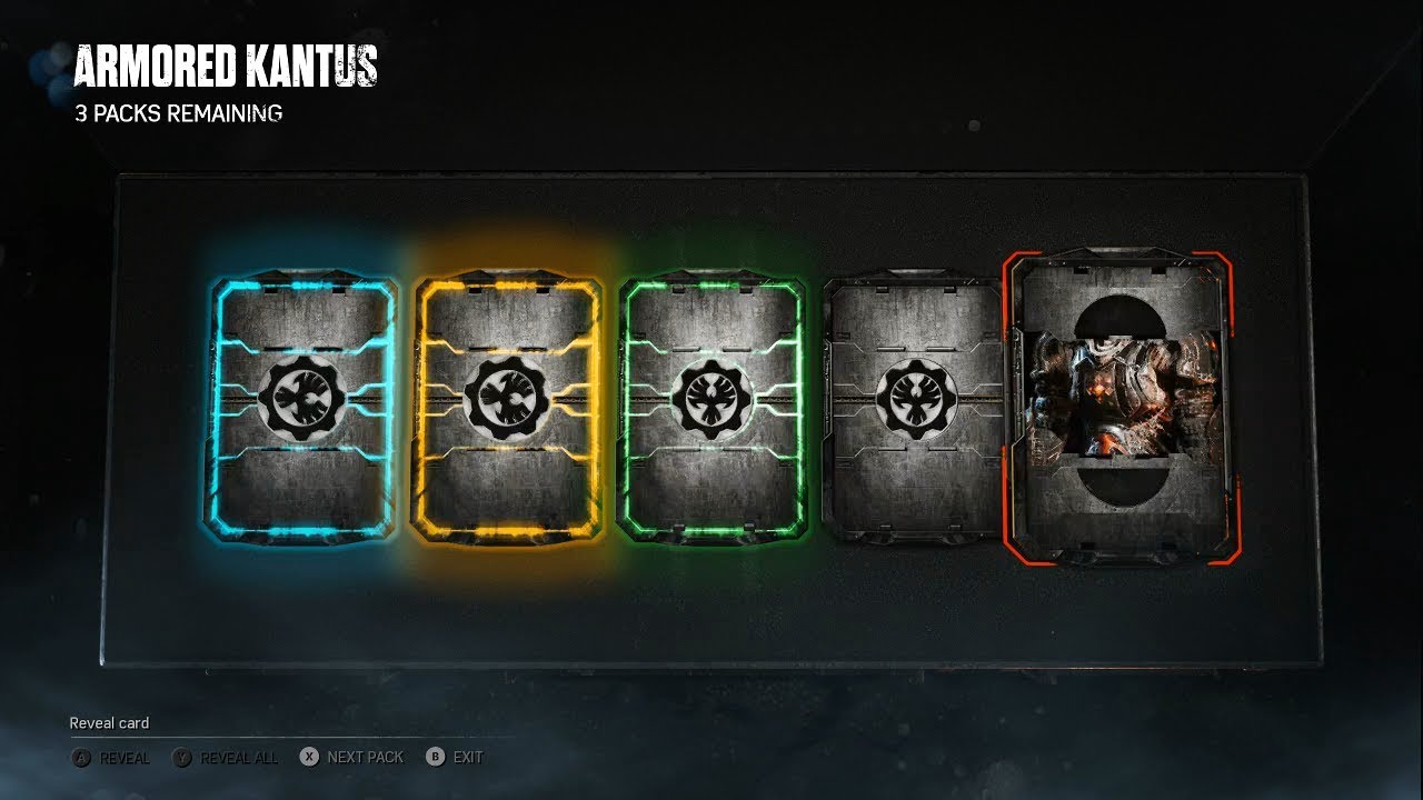THANK YOU GEARS GODS! Gears of War 4 10 ARMORED KANTUS Gear Pack ...