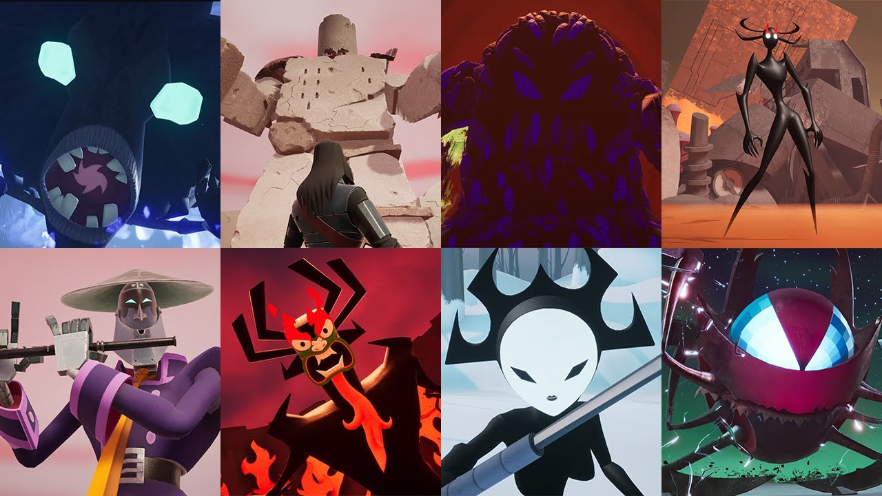 Samurai Jack: Battle Through Time - All Bosses - YouTube