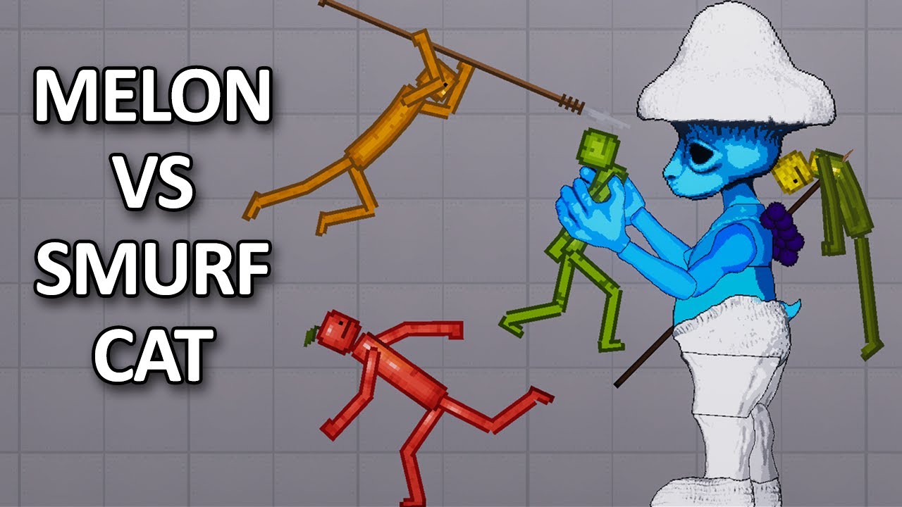 SMURF CAT vs Melon Playground - We Live We Love We Lie - People ...