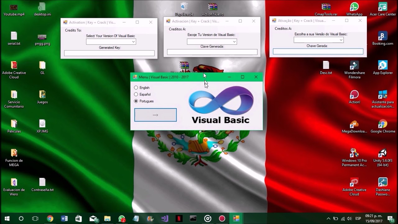 Activar Visual Basic 2010 hasta 2017 | Todas las versiones | FUNCIONA!!! | By: ChuckNorris12321 ...