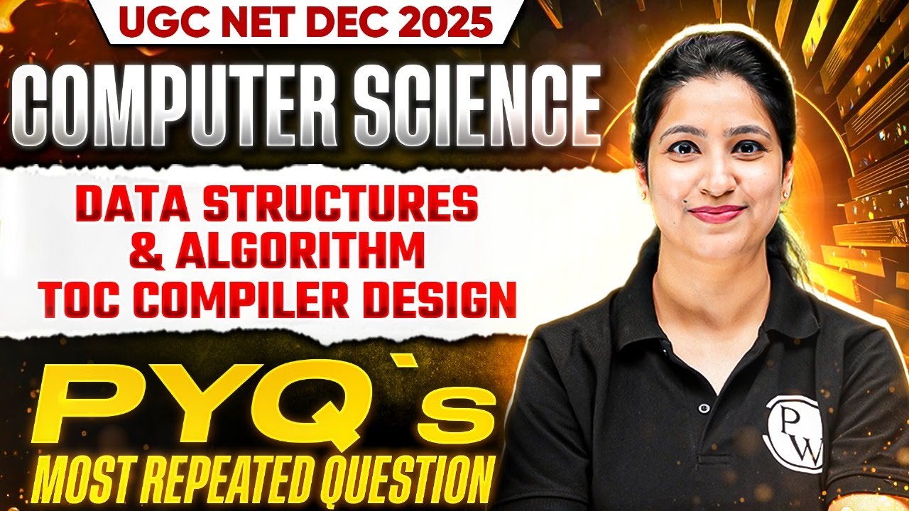 UGC NET Computer Science Data structures & Algorithm, TOC Compiler ...