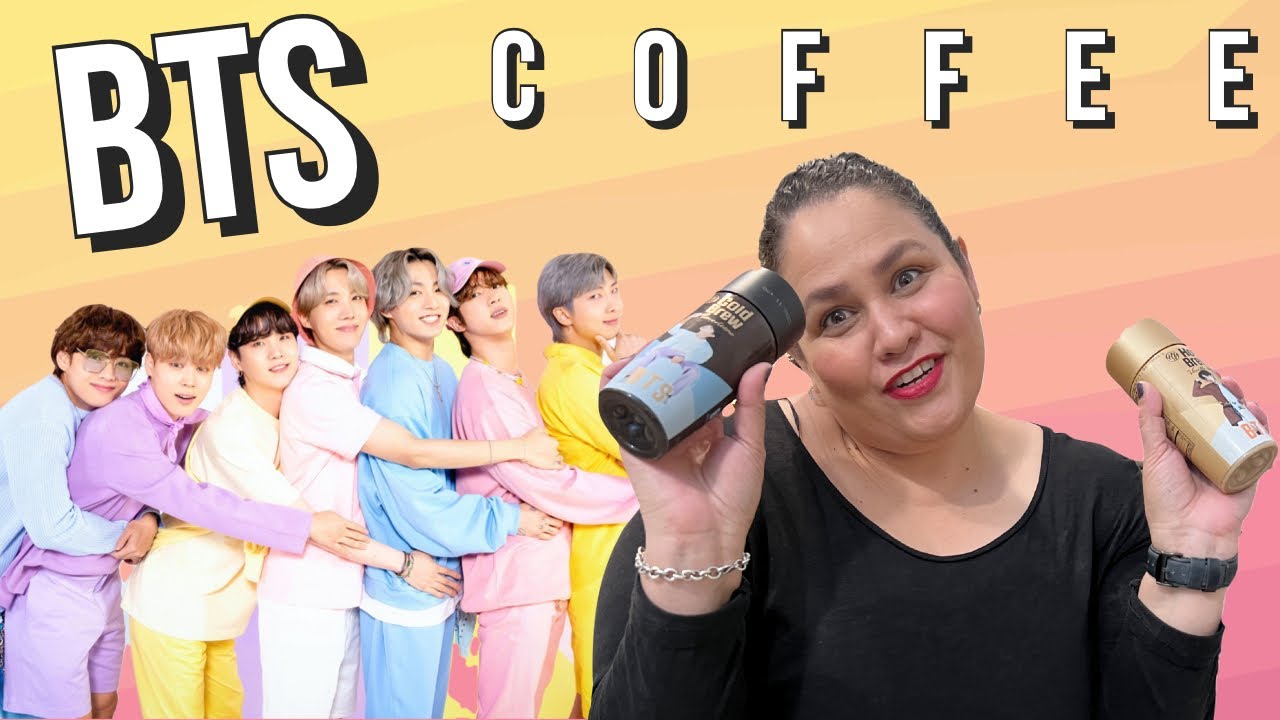 Trying BTS Coffee! Which One Taste Best, Cold Brew Americano or Hot ...