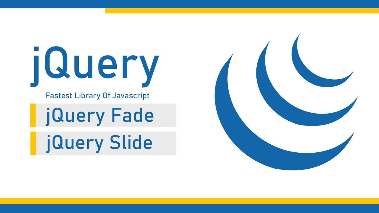 03 Jquery Fade And Slide Jquery Full Course Youtube 3156