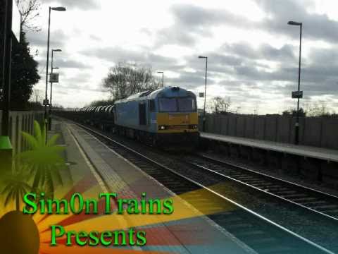 DBS Class 60, 60074 Tennage Spirit, 6M96 Passing Tamworth High Level ...