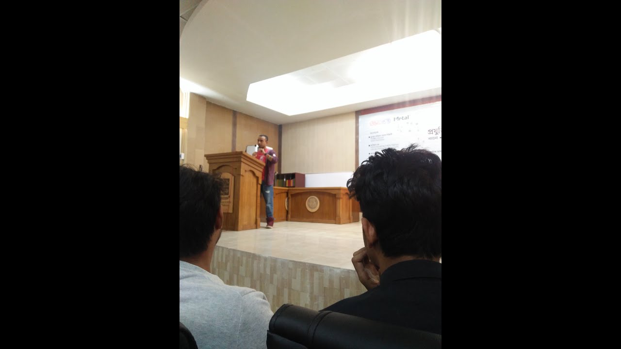 Jhankar Mahbub on biggan_boktrita at IML,DU - YouTube