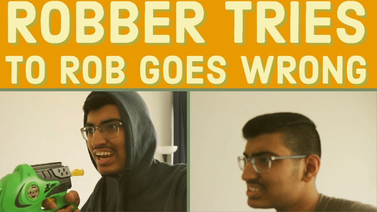 Robber Goes to Mans House to rob and it goes wrong| Steve Vlogz - YouTube