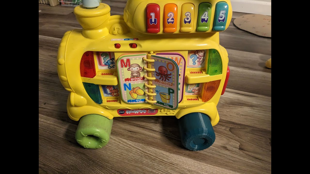 Vtech Alphabet Train Sit-To-Stand Wheel Replacement Print - YouTube