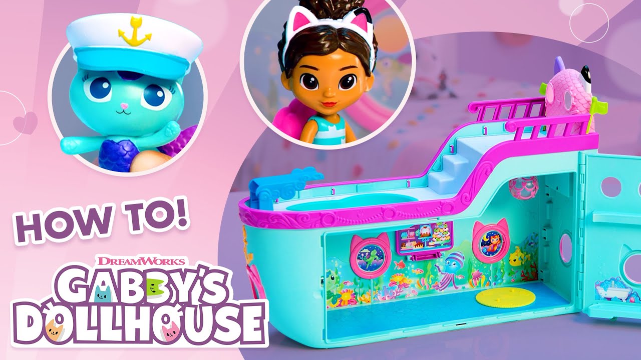 How to Use the Gabby Cat Friend Ship | Gabby’s Dollhouse | Toys for ...