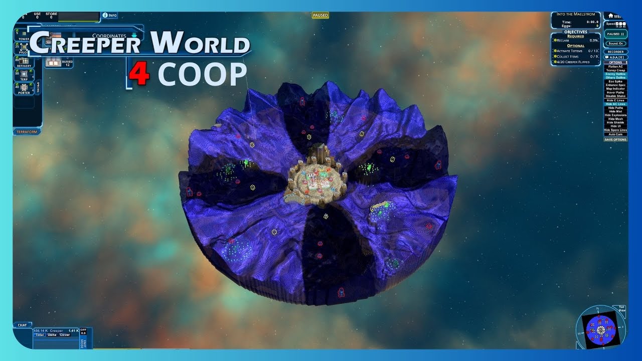 Cette map n'est pas faite pour le multi… Creeper World 4 Coop - YouTube