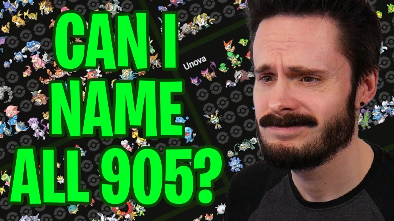 Can I Name all 905 Pokémon in 30 Minutes? - YouTube