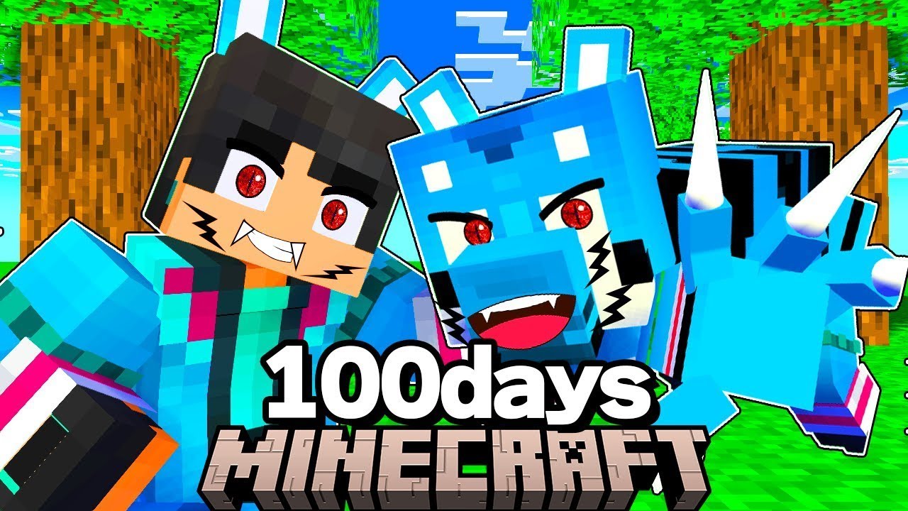 100 days as a furious tiger【Minecraft】 - YouTube