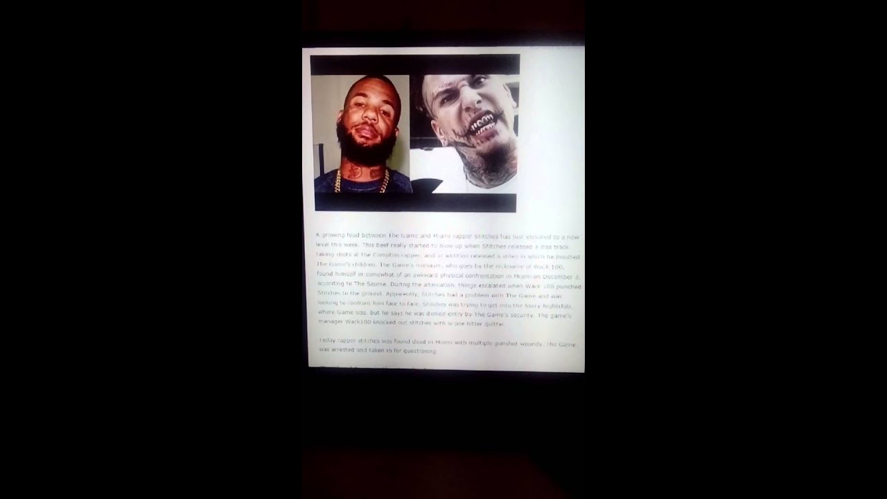 Rapper "Stitches" Phillip Katsabanis Shot Dead - YouTube