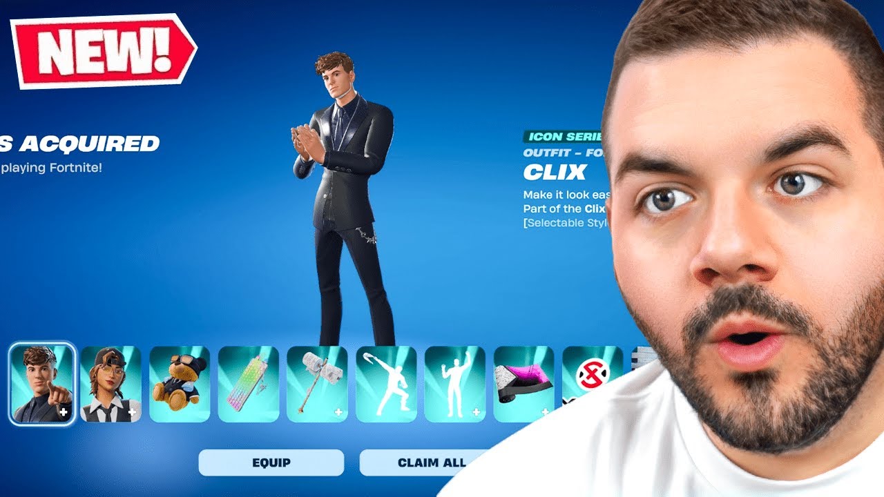 🔴LIVE - I HAVE THE CLIX ICON SKIN EARLY! - YouTube