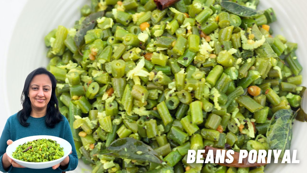 Simple South Indian Green Beans Stir Fry | Beans Poriyal - YouTube