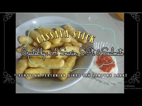 cassava stick - YouTube