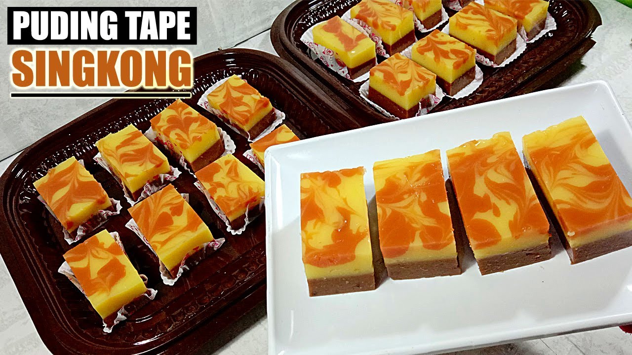 BEGINI MENGOLAH TAPE SINGKONG MENJADI PUDING TAPE SINGKONG YANG ENAK ...