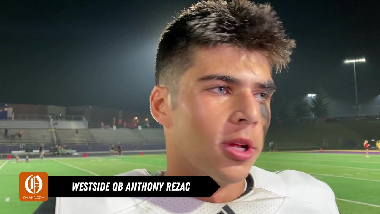 Omaha Westside quarterback Anthony Rezac after win over Bellevue West ...