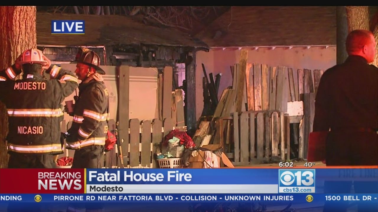 1 Person Dead After House Fire In Modesto - YouTube