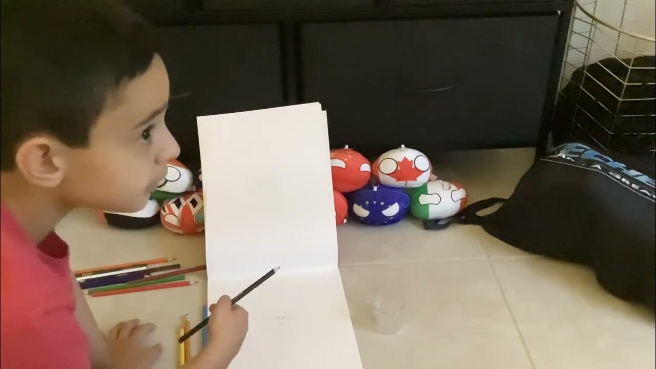 How to draw a 🇧🇸 Bahamas countryball - YouTube