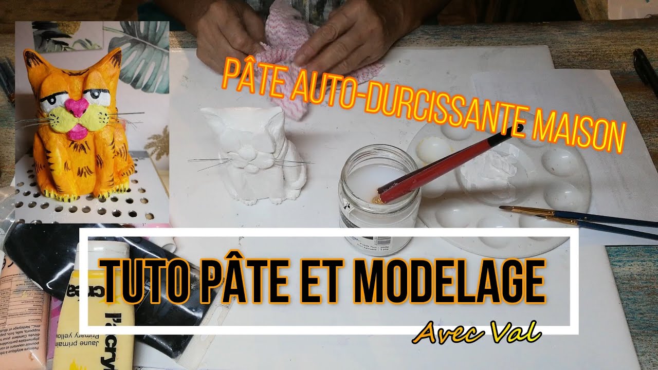 Tuto Pâte à Modeler Autodurcissante Maison et Modelage avec Val pour ...